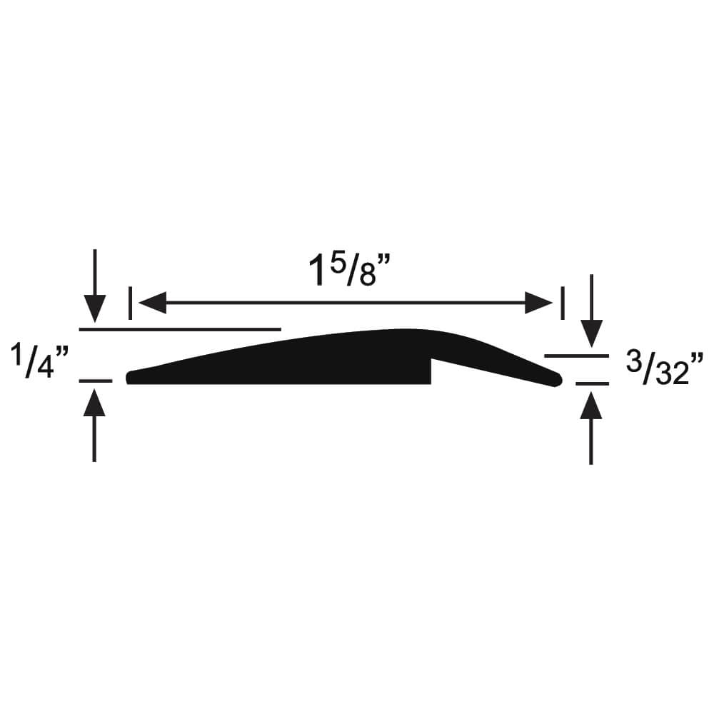 168 Vinyl Underslung Reducer - 35' Coil - ! ANY COLOR ! - ACCESS PFS