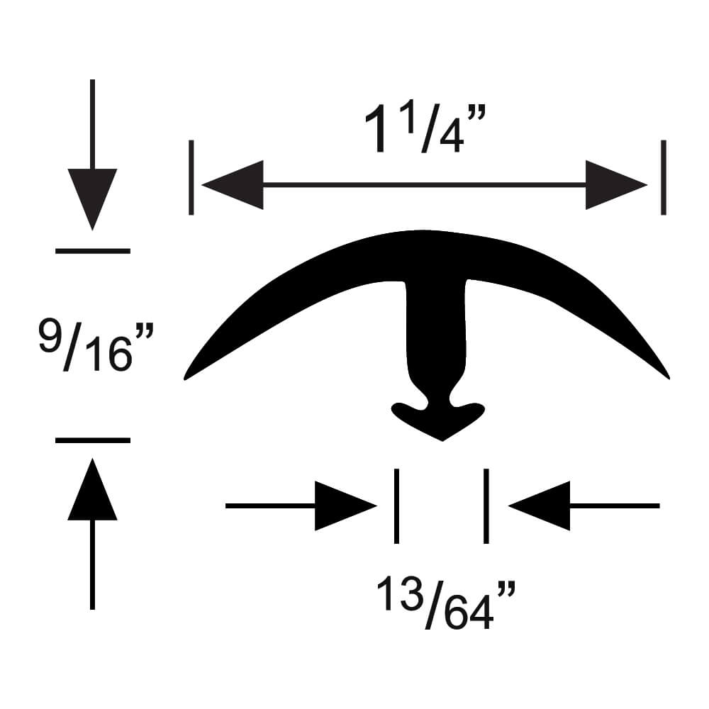 175 Vinyl Snap Down Edging 1-1/4" - ! ANY COLOR ! - ACCESS PFS